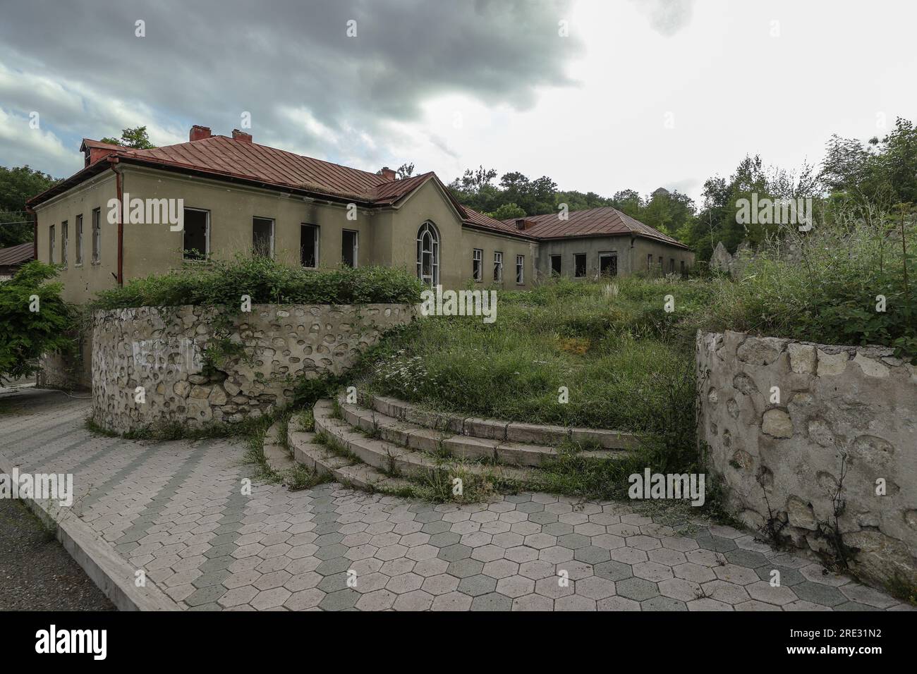 July 22.2023. Views of the city of Shusha and the surrounding area ...