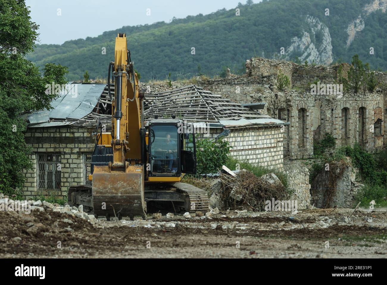 July 22.2023. Views of the city of Shusha and the surrounding area ...
