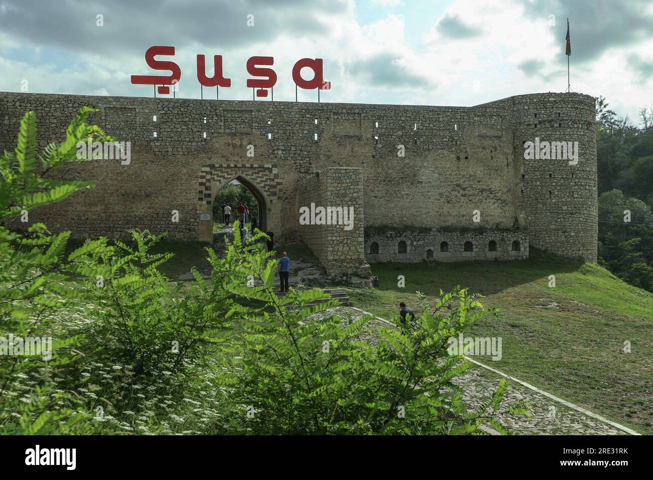 July 22.2023. Views of the city of Shusha and the surrounding area ...
