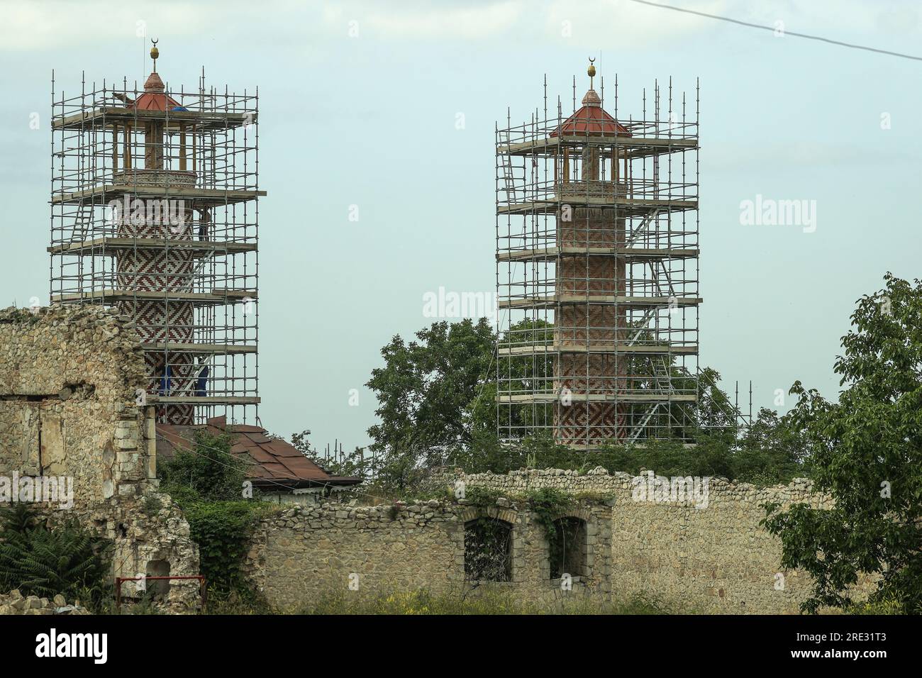 July 22.2023. Views of the city of Shusha and the surrounding area ...
