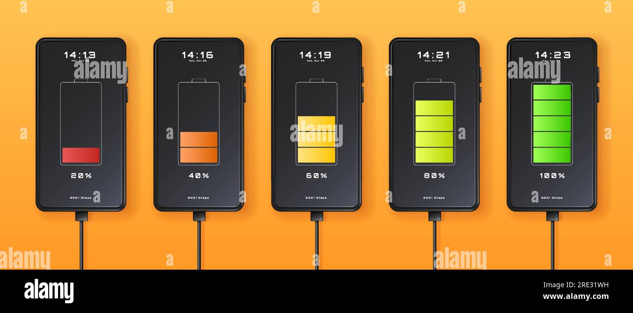 Battery indicator hi-res stock photography and images - Alamy