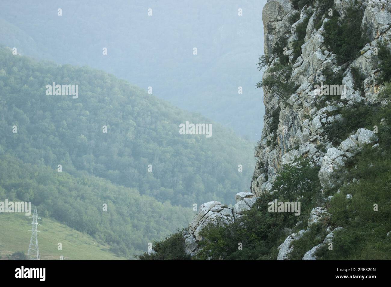 July 22.2023. Views of the city of Shusha and the surrounding area ...