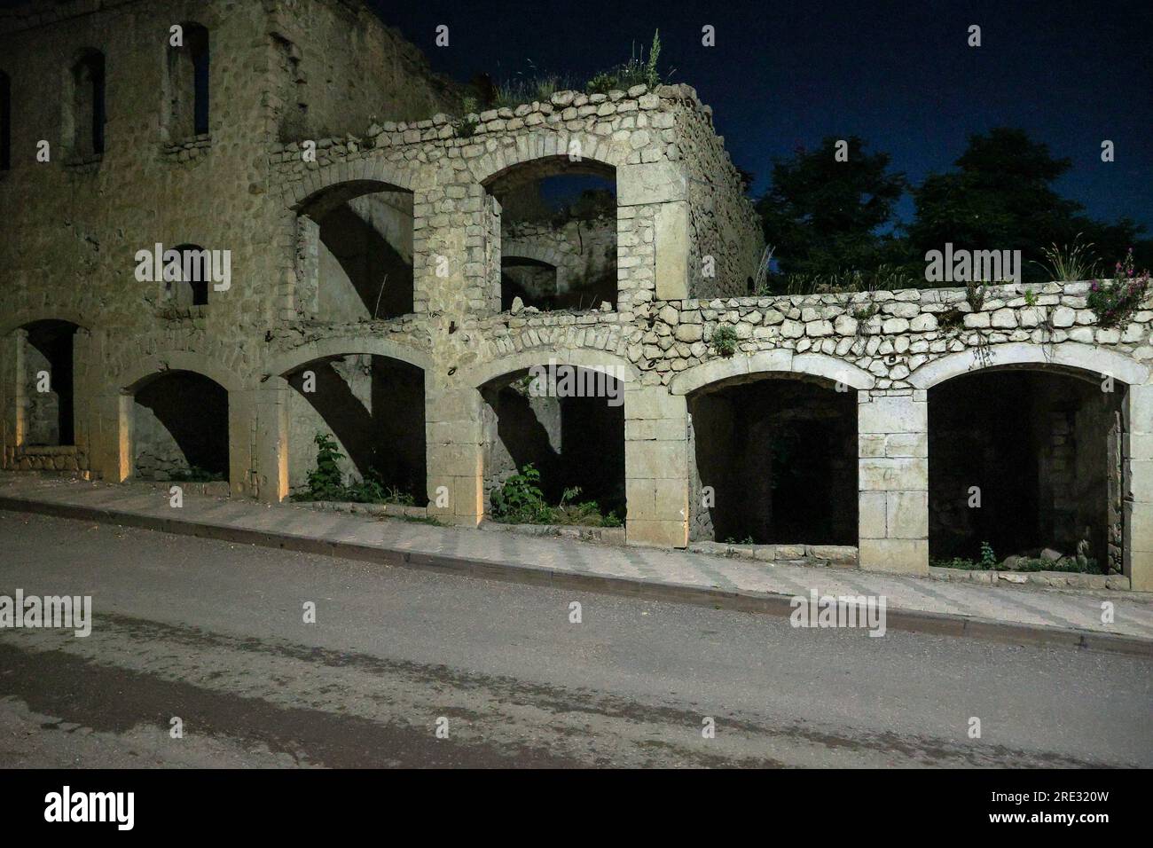 July 22.2023. Views of the city of Shusha and the surrounding area ...