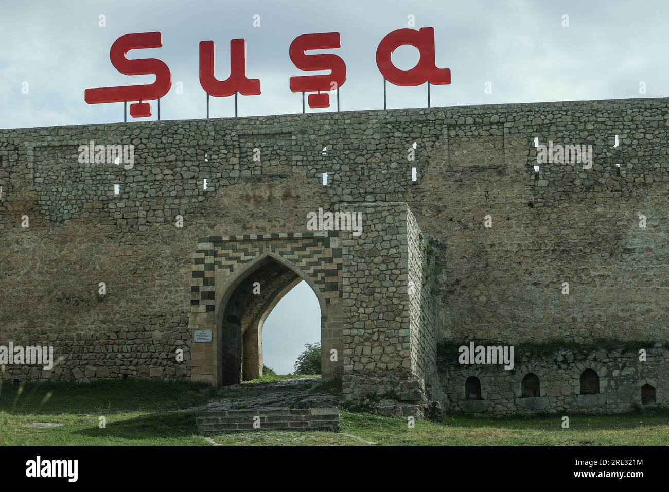 July 22.2023. Views of the city of Shusha and the surrounding area ...
