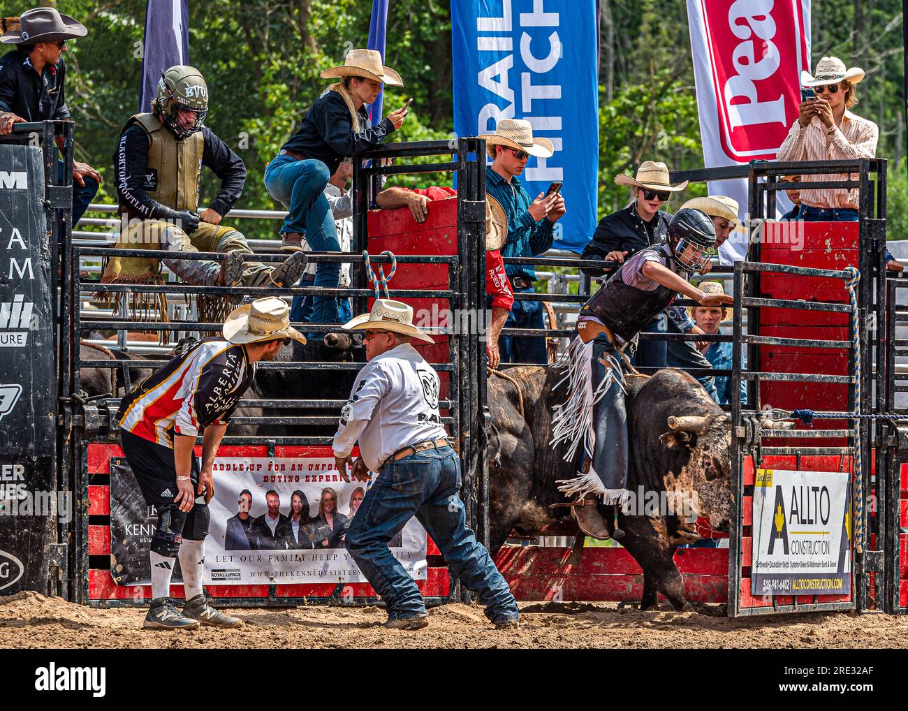 ERIN ONTARIO RAM RODEO - on July 22-23 in Erin, Ontario, a rodeo type ...