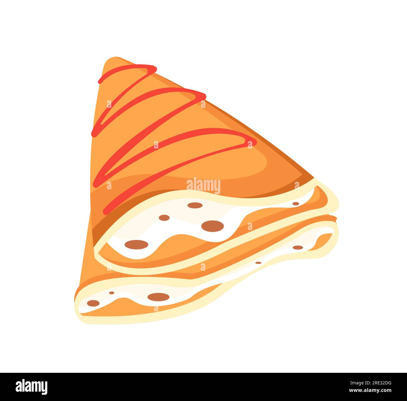 Cute cartoon vector pancakes Cut Out Stock Images & Pictures - Alamy