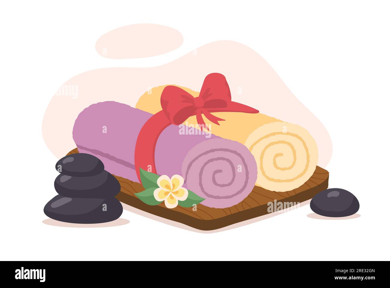 Massage rocks Stock Vector Images - Alamy