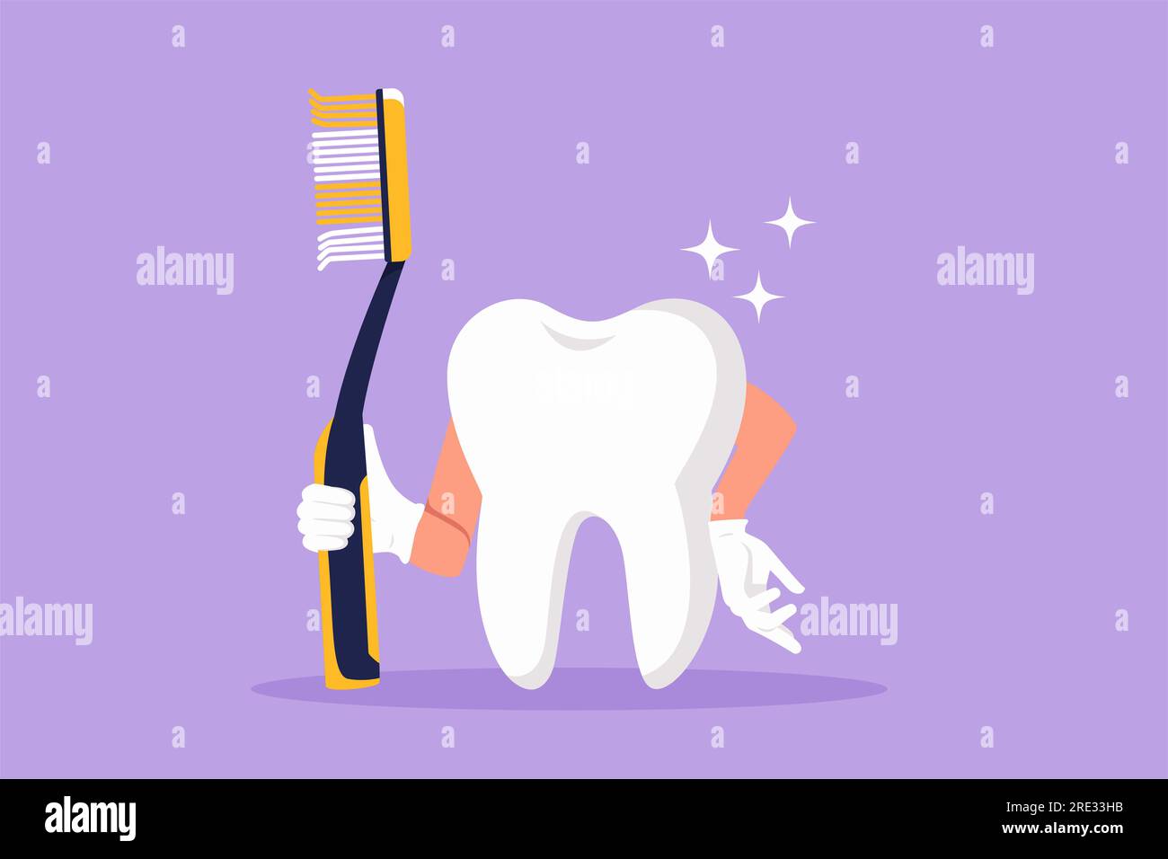 Cute Toothbrush Drawing