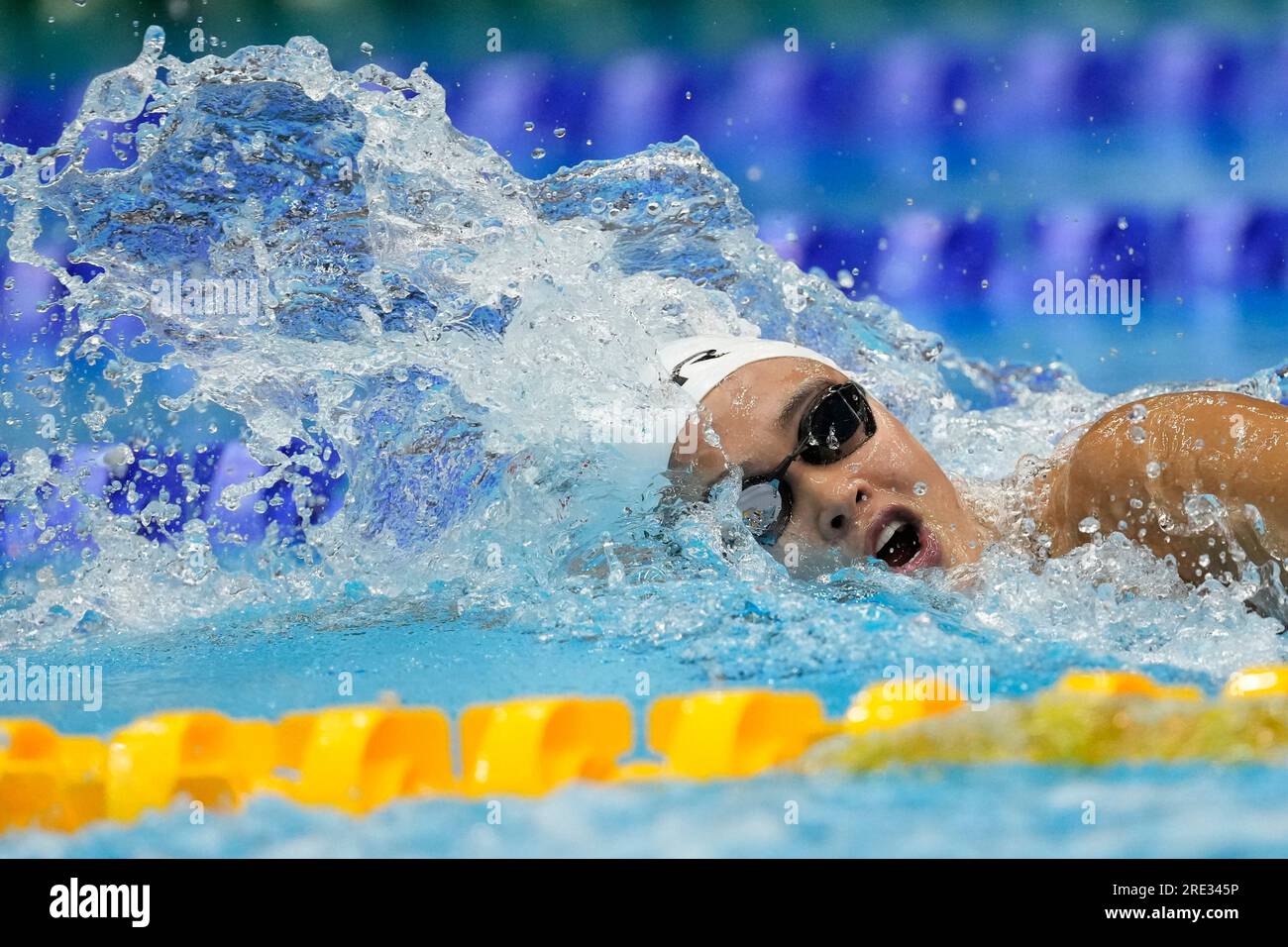 Bella Sims of United States competes in the women's 200m freestyle at ...