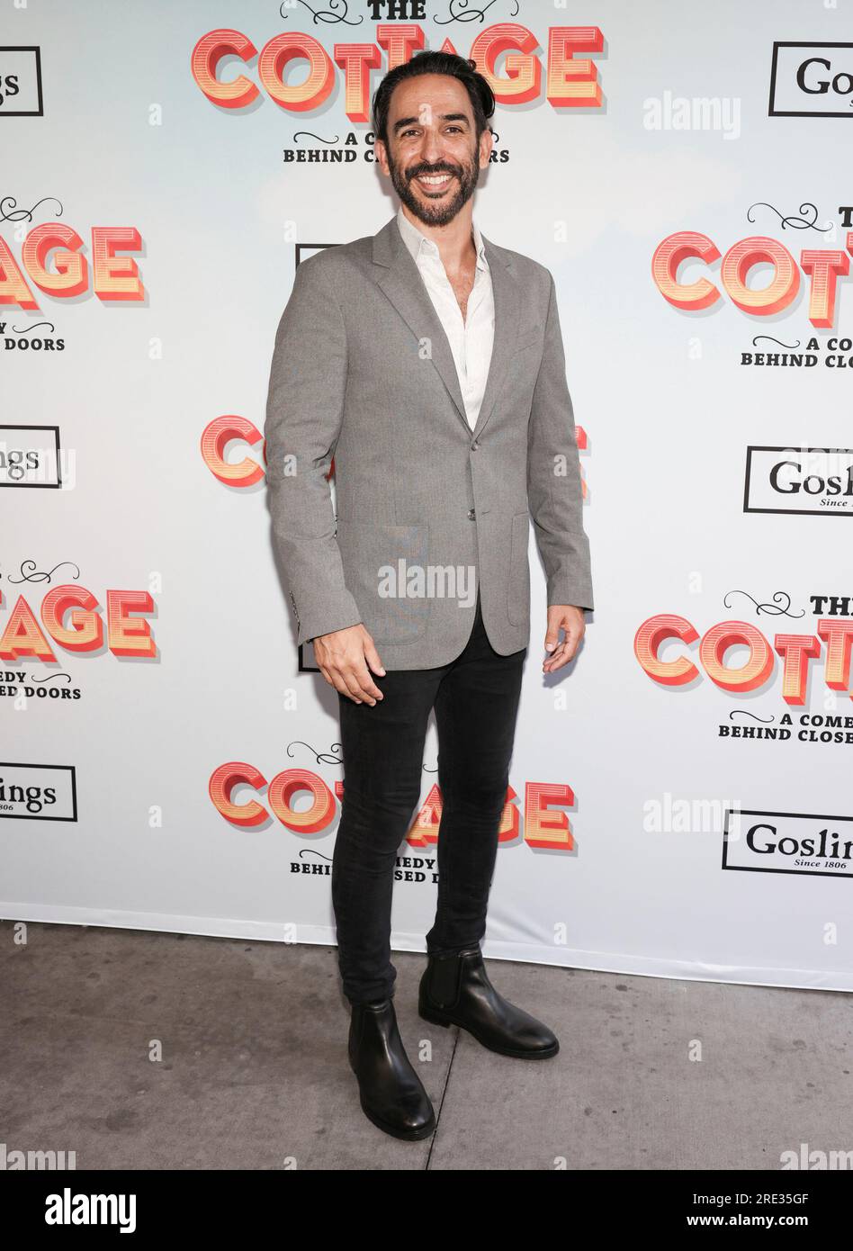 Amir Arison arrives at "The Cottage" Broadway opening night at The ...