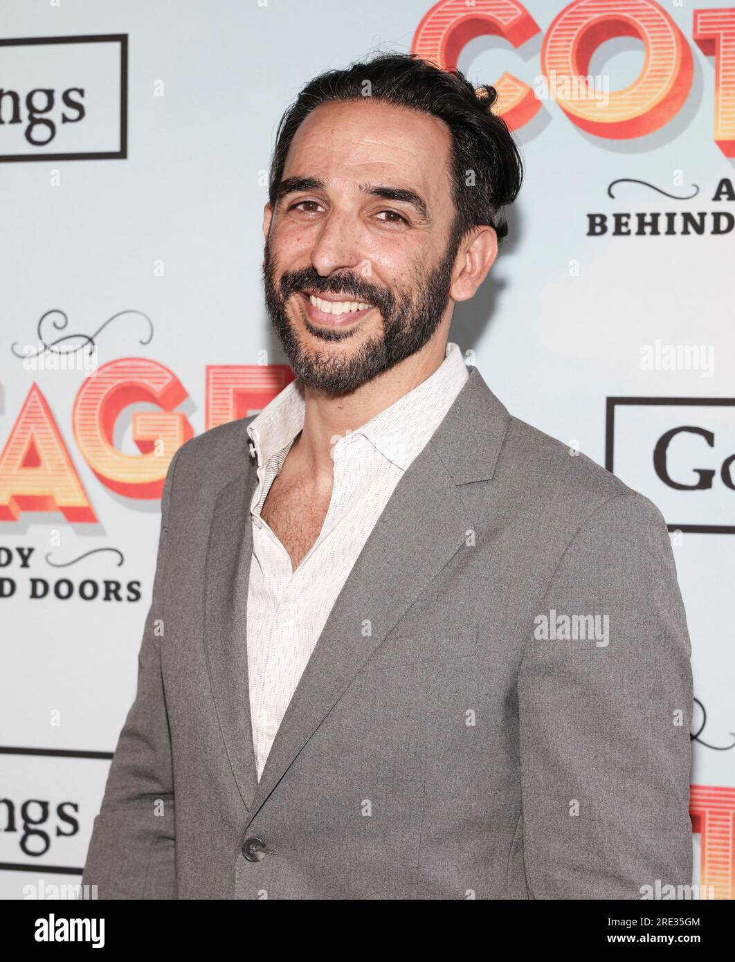 Amir Arison arrives at "The Cottage" Broadway opening night at The ...