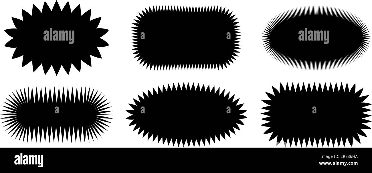 Big Oval Shape Stencil