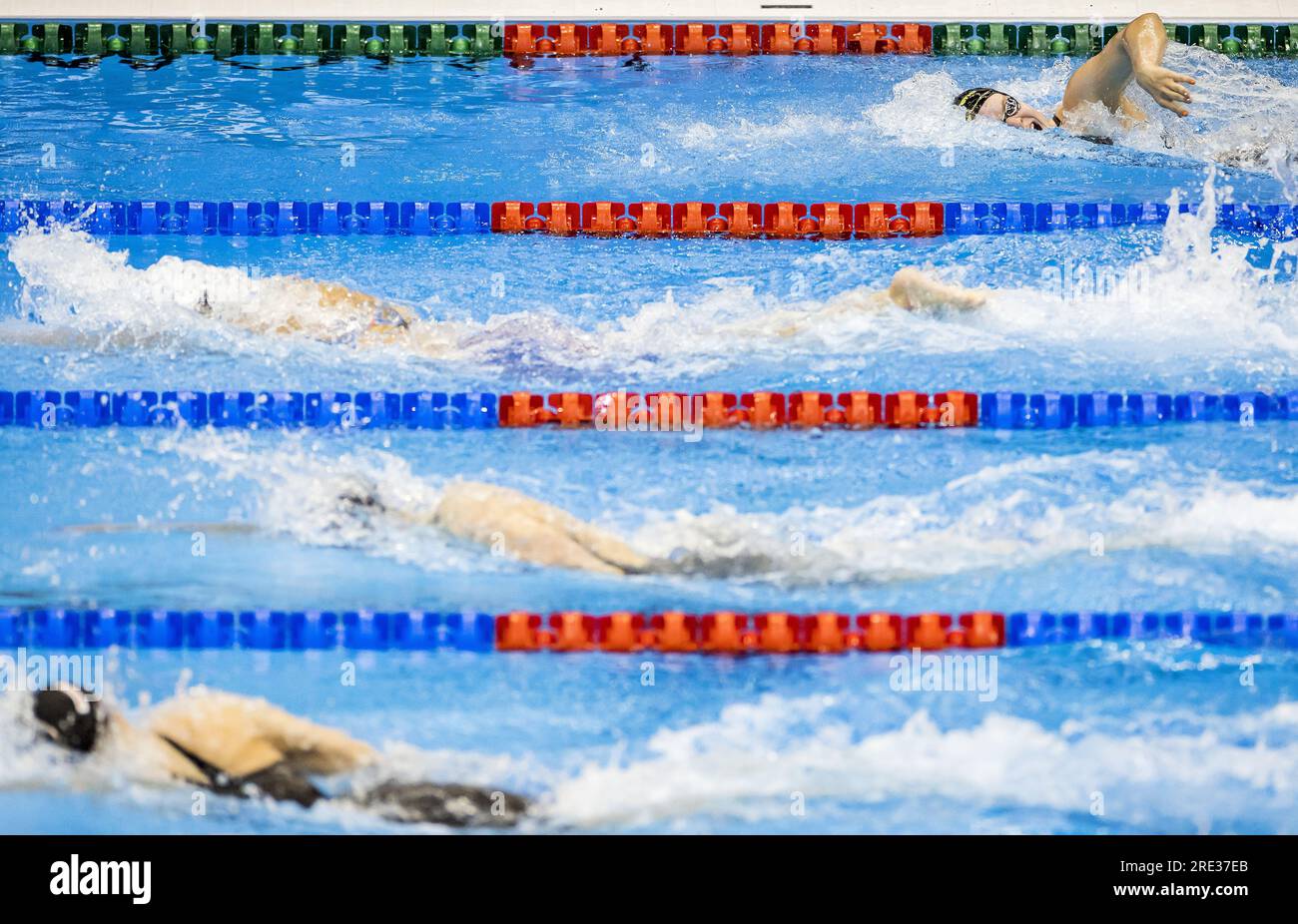 FUKUOKA - Janna van Kooten in action at the 200 free women during the ...