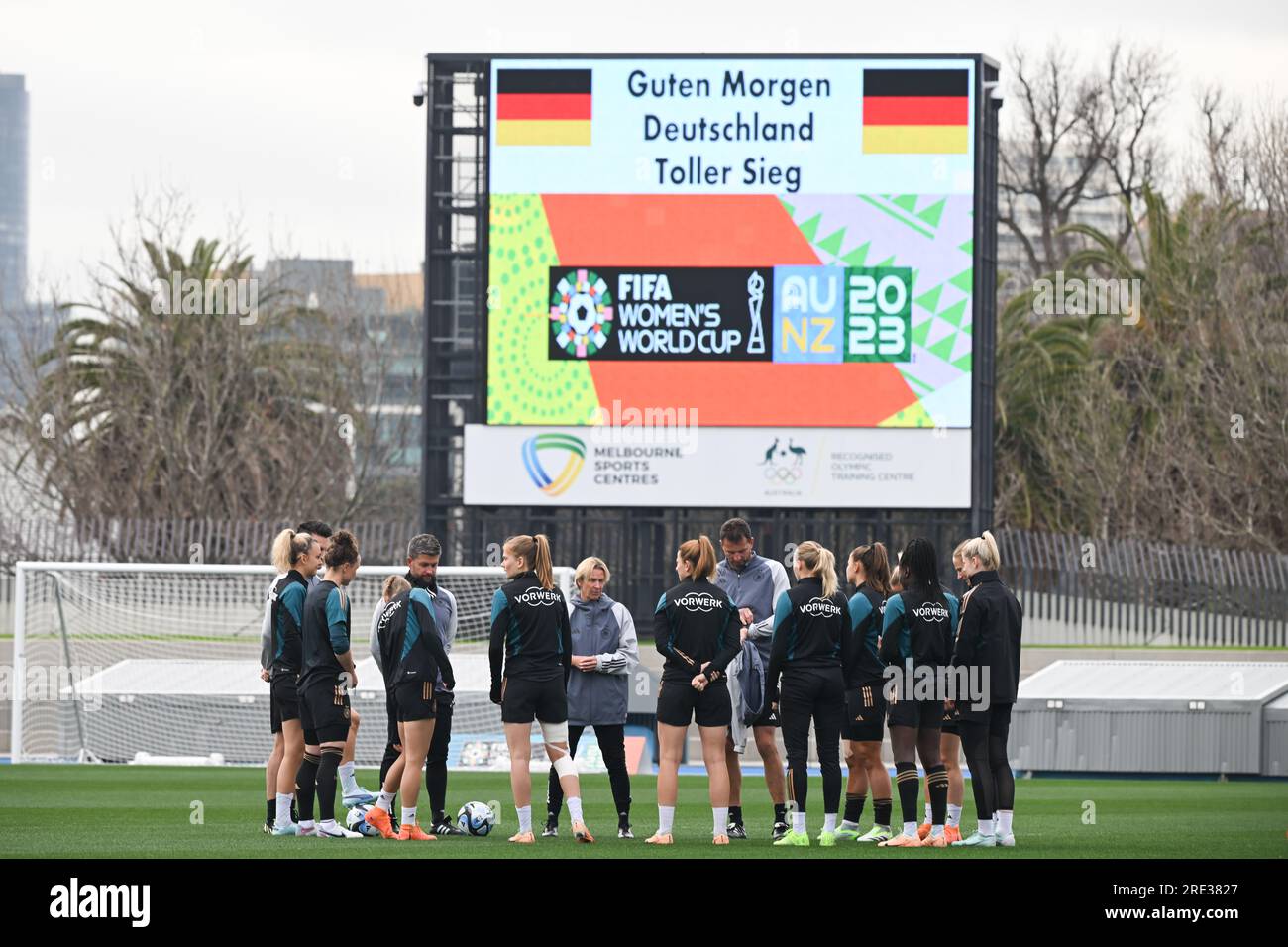 Melbourne, Australia. 25th July, 2023. Soccer, women: World Cup ...