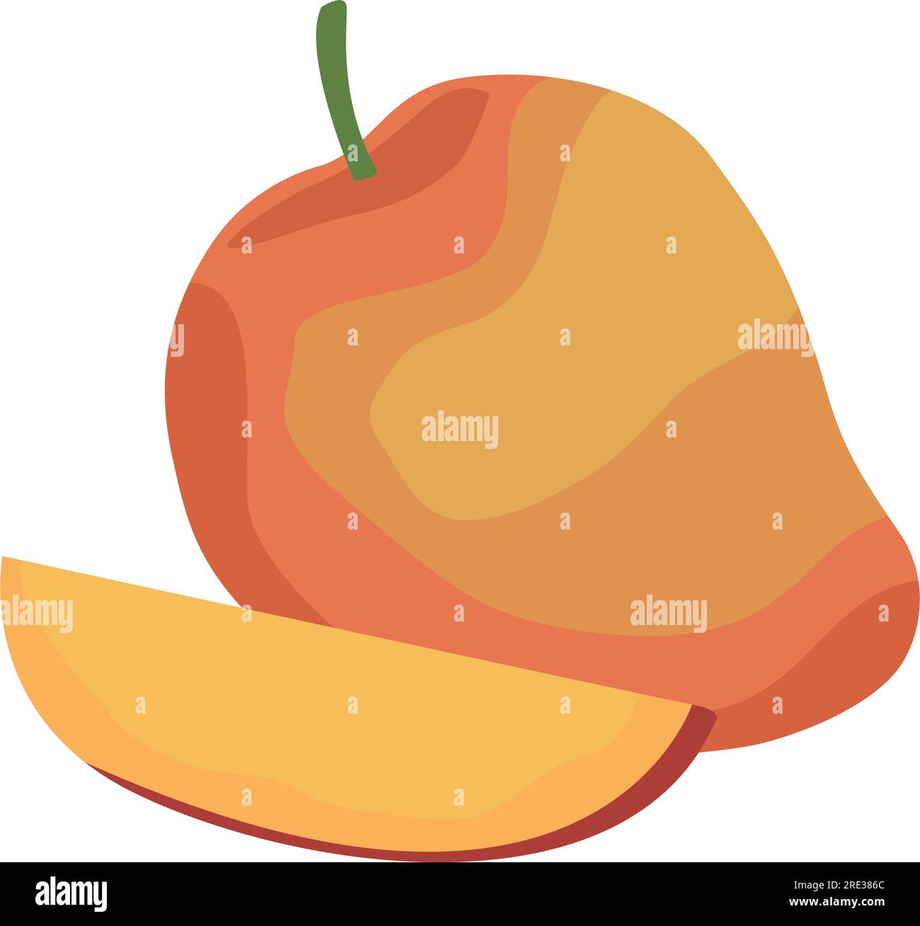 mango fresh fruit icon design Stock Vector Image & Art - Alamy