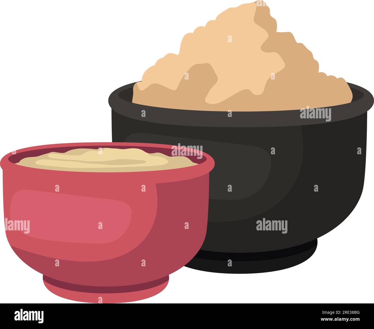 delicious meal in a bowl icon design Stock Vector Image & Art - Alamy