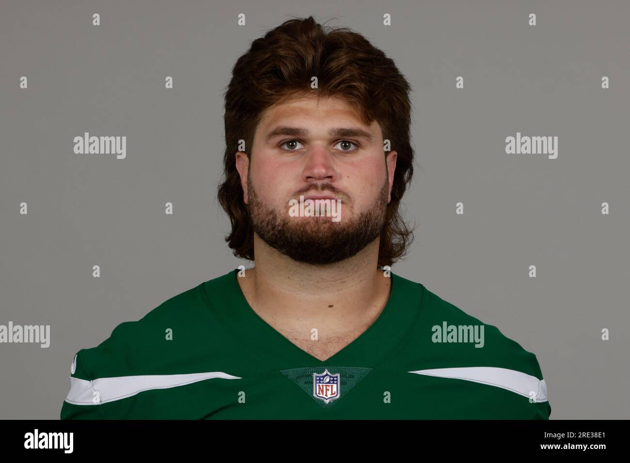 This is a 2023 photo of Joe Tippmann of the New York Jets NFL football ...