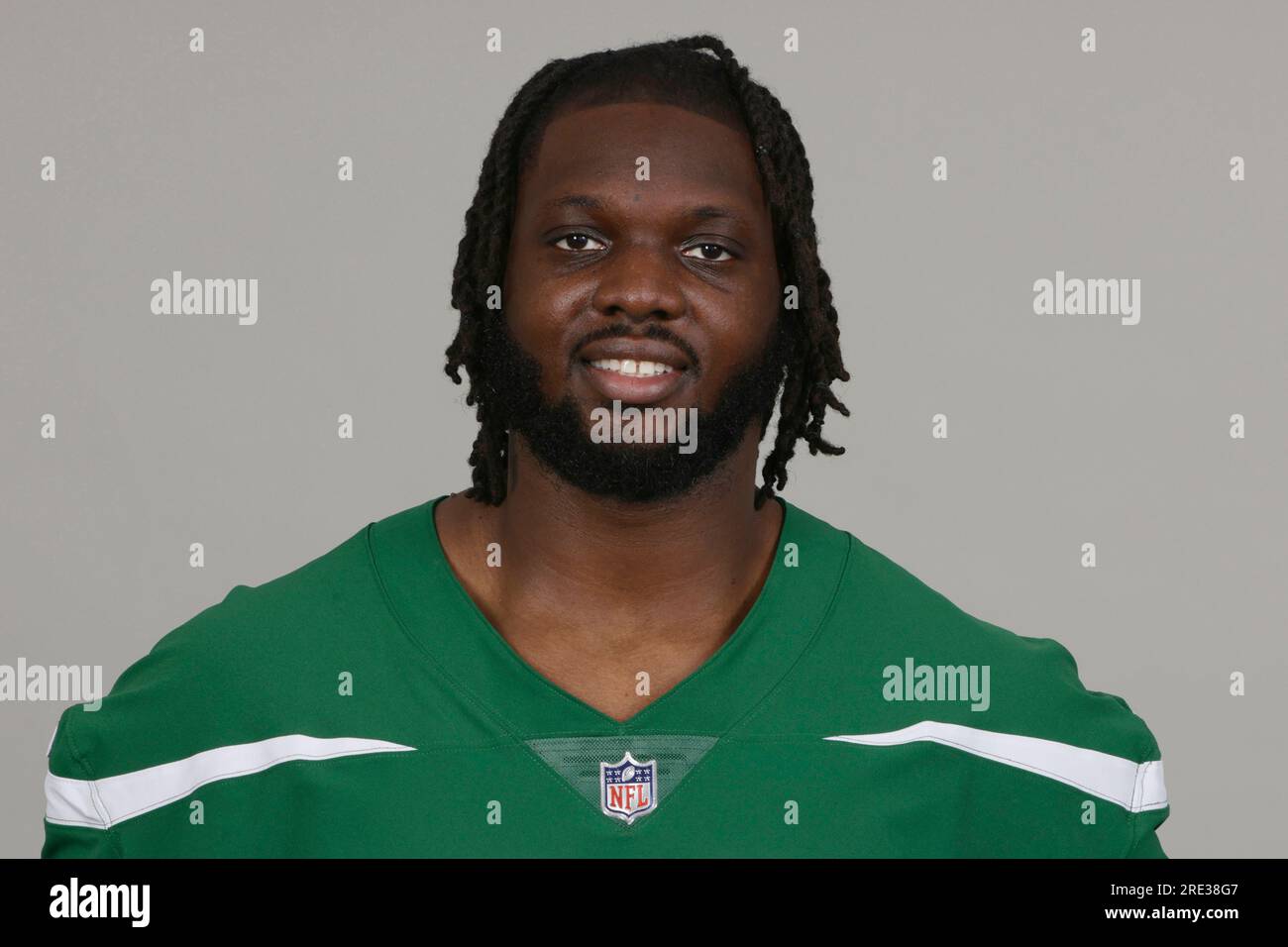 This is a 2023 photo of Carter Warren of the New York Jets NFL football ...