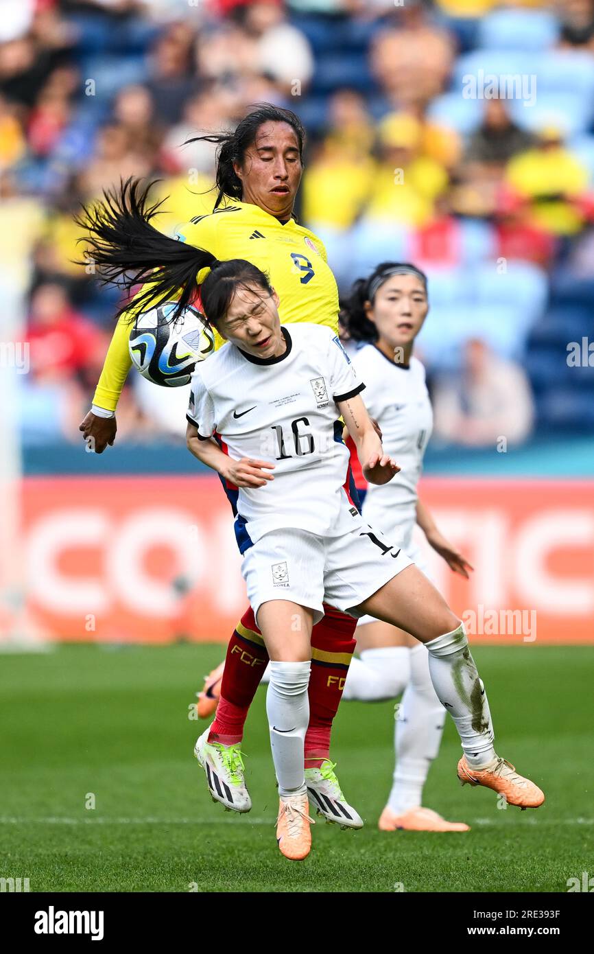 Sydney, Australia. 25th July, 2023. Selgi Jang of Korea Republic (front ...