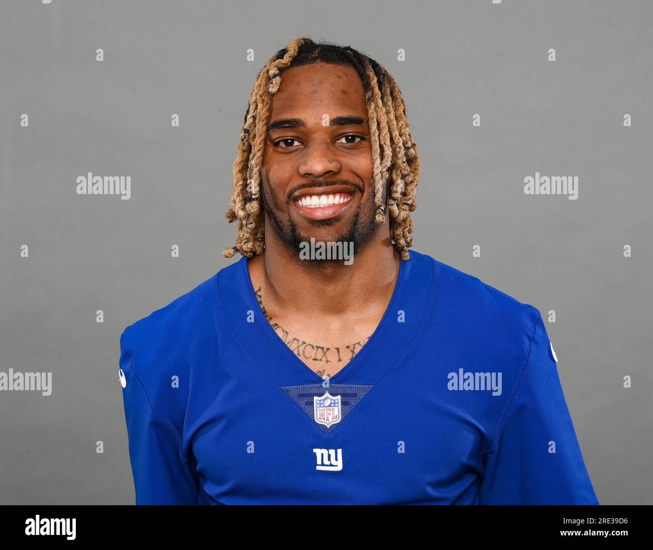 This is a 2023 photo of Eric Gray of the New York Giants NFL football ...