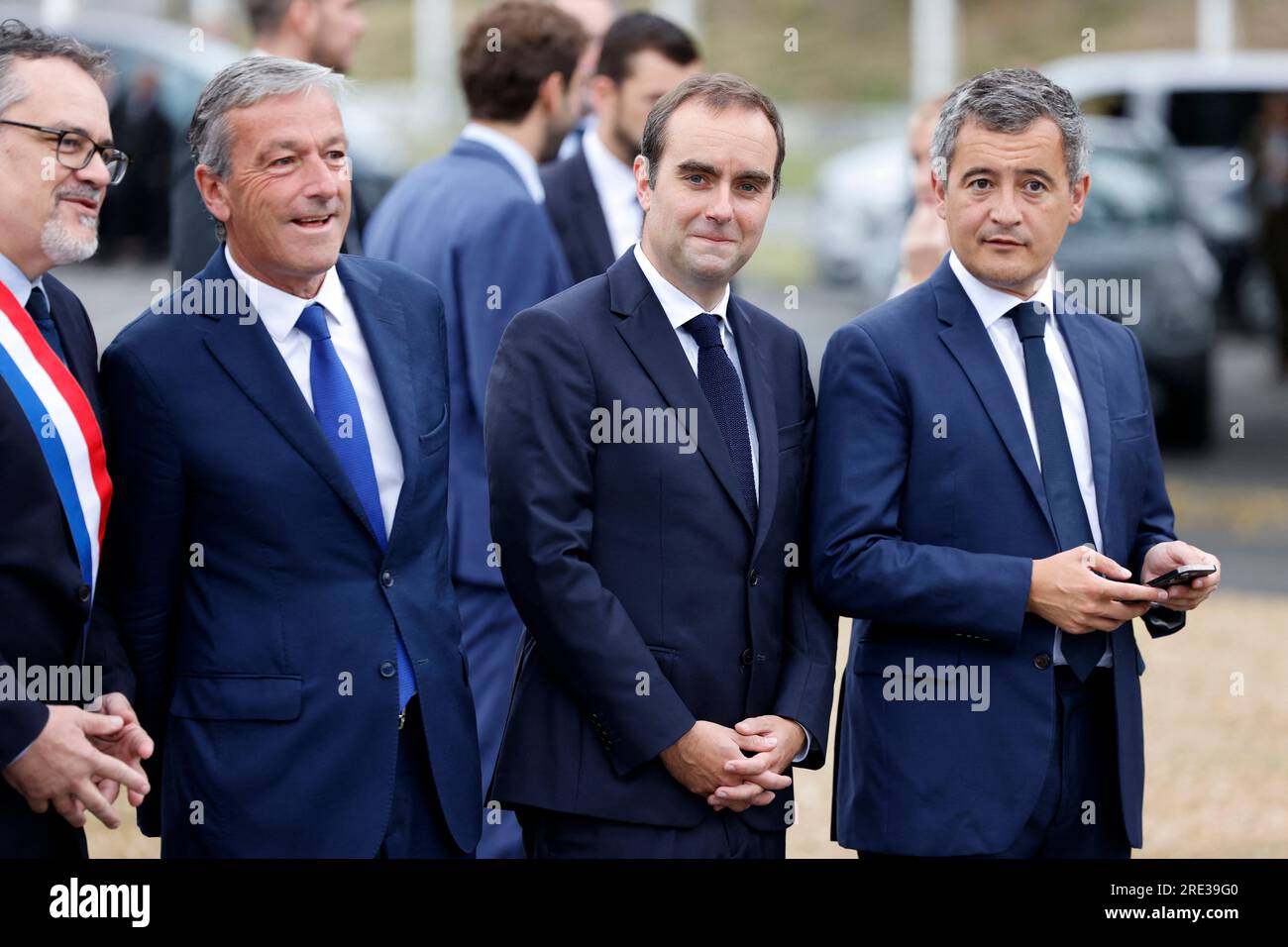 Noumea, France. 25th July, 2023. French Overseas Minister Philippe ...