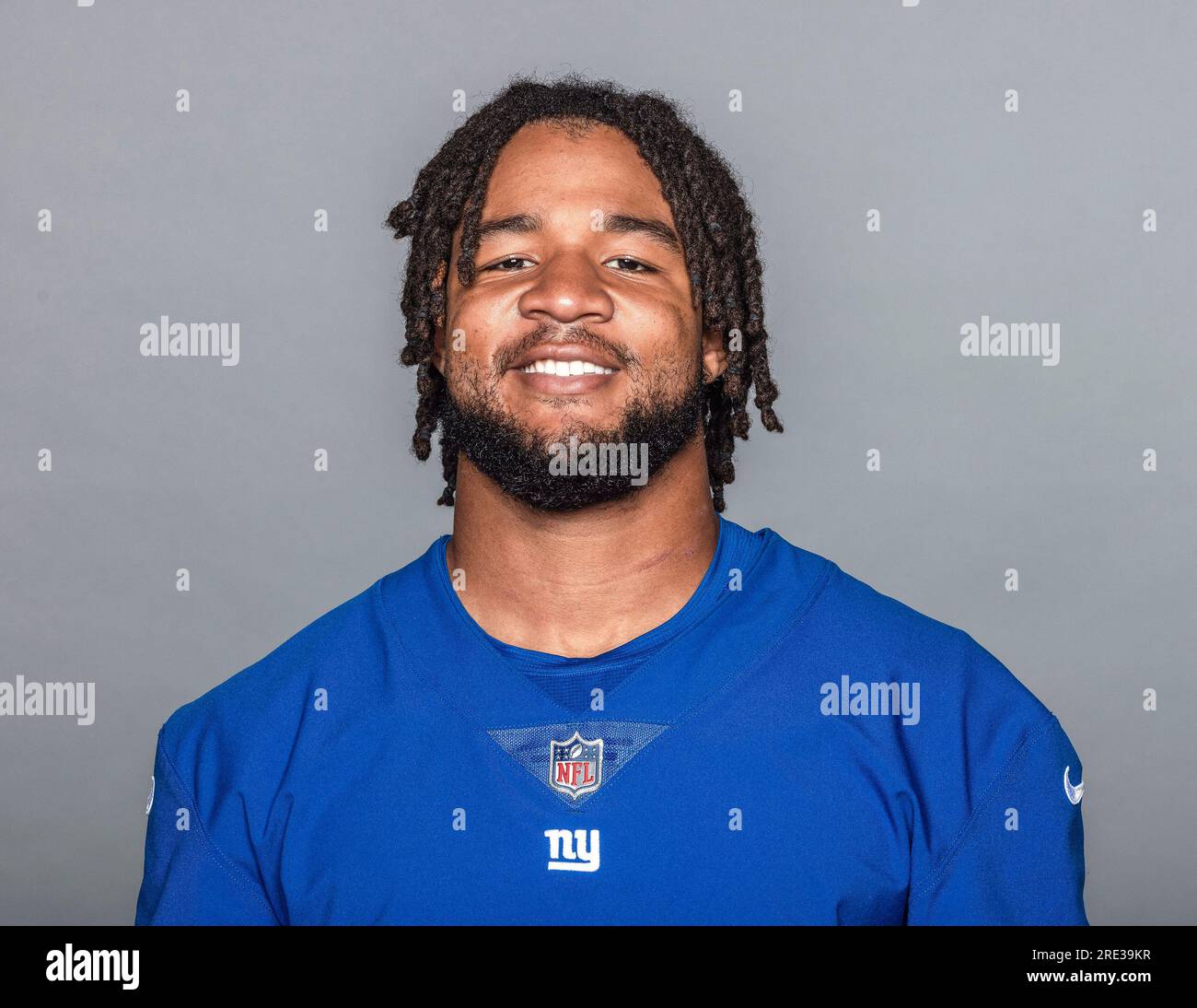 This is a 2023 photo of Oshane Ximines of the New York Giants NFL ...