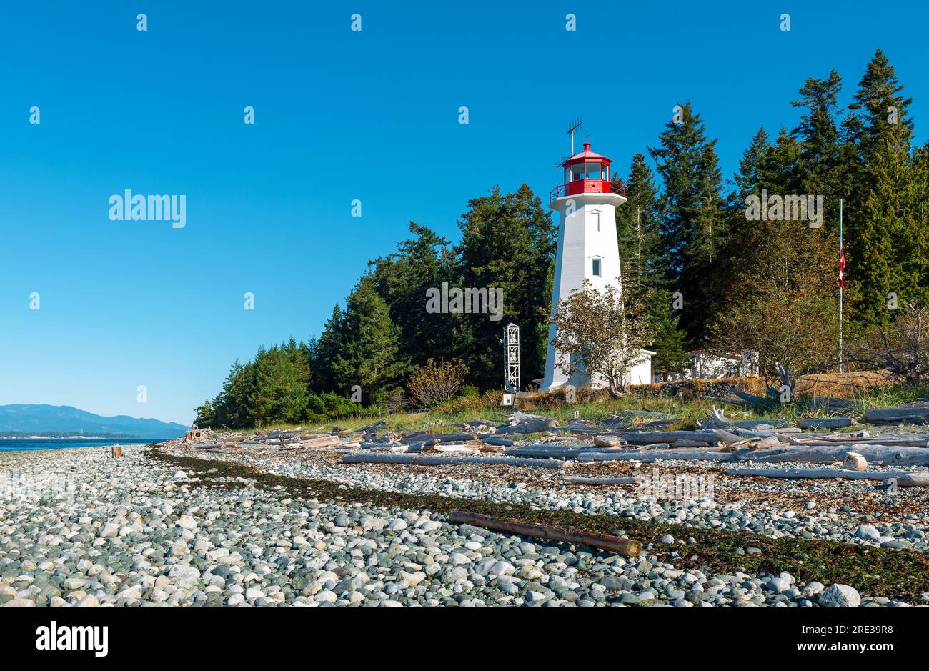 Quadra island lighthouse hi-res stock photography and images - Alamy