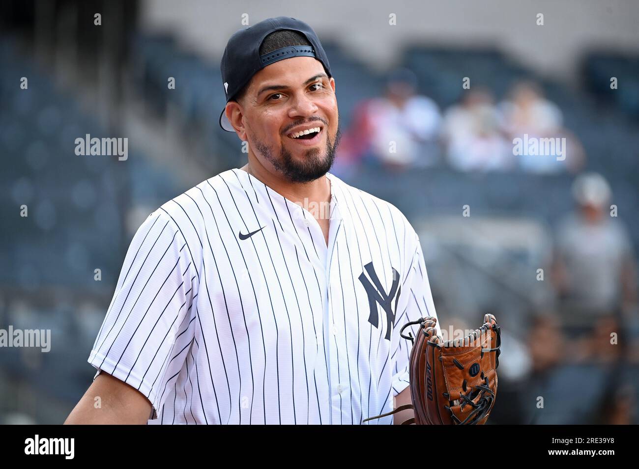 New York, USA. 24th July, 2023. Former professional baseball player ...