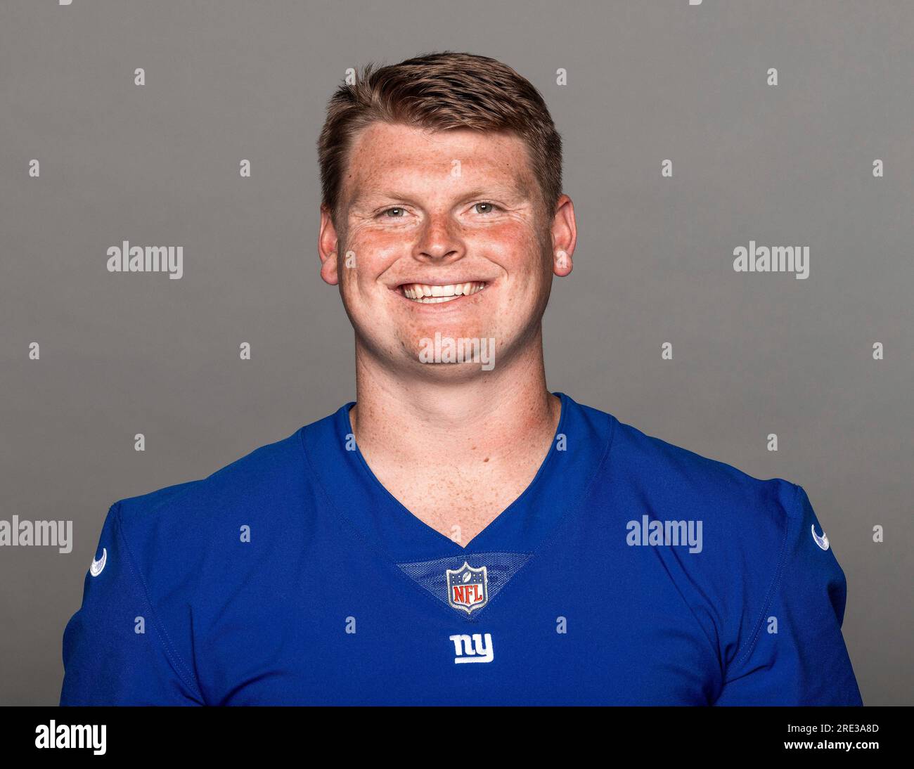 This is a 2023 photo of John Michael Schmitz Jr of the New York Giants NFL football team. This ...
