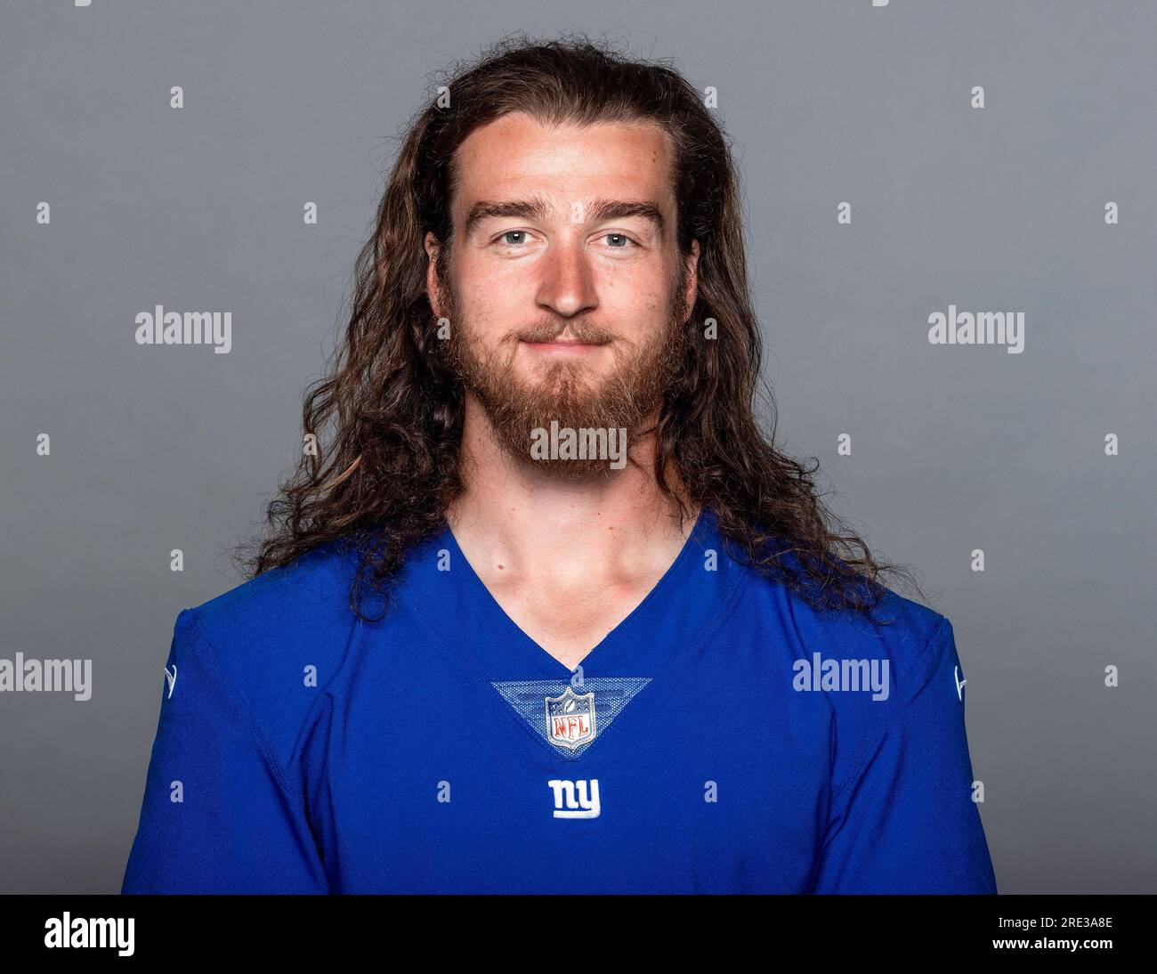 This is a 2023 photo of Jamie Gillan of the New York Giants NFL ...