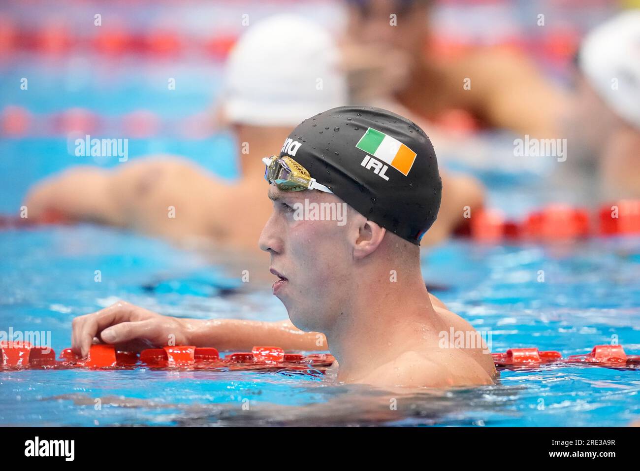 Daniel Wiffen of Ireland competes in the Men's 800m freestyle at the ...