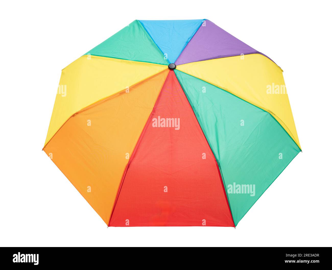 Rainbow colors umbrella isolated on transparent white Weather ...
