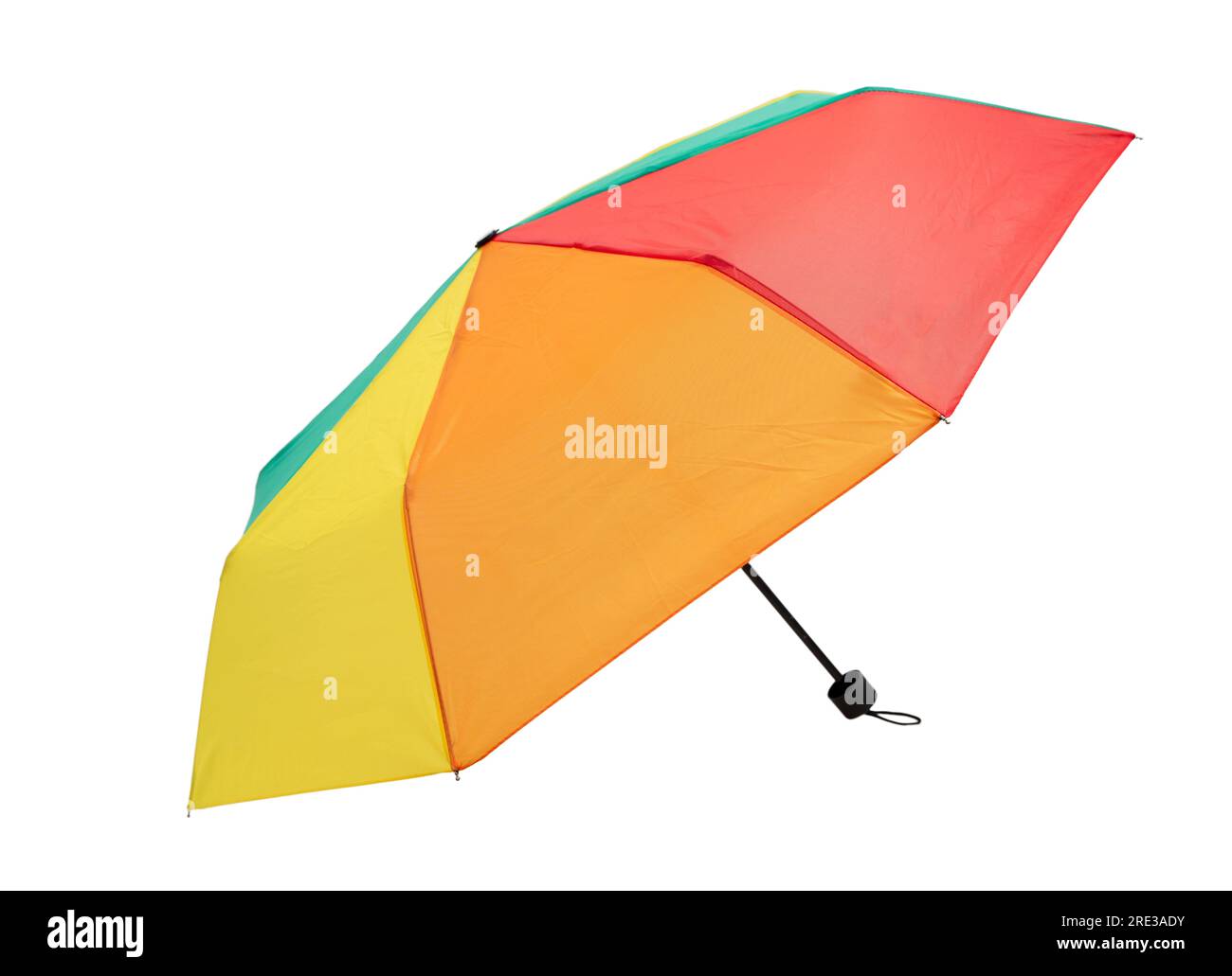 Rainbow colors umbrella isolated on transparent white Weather ...