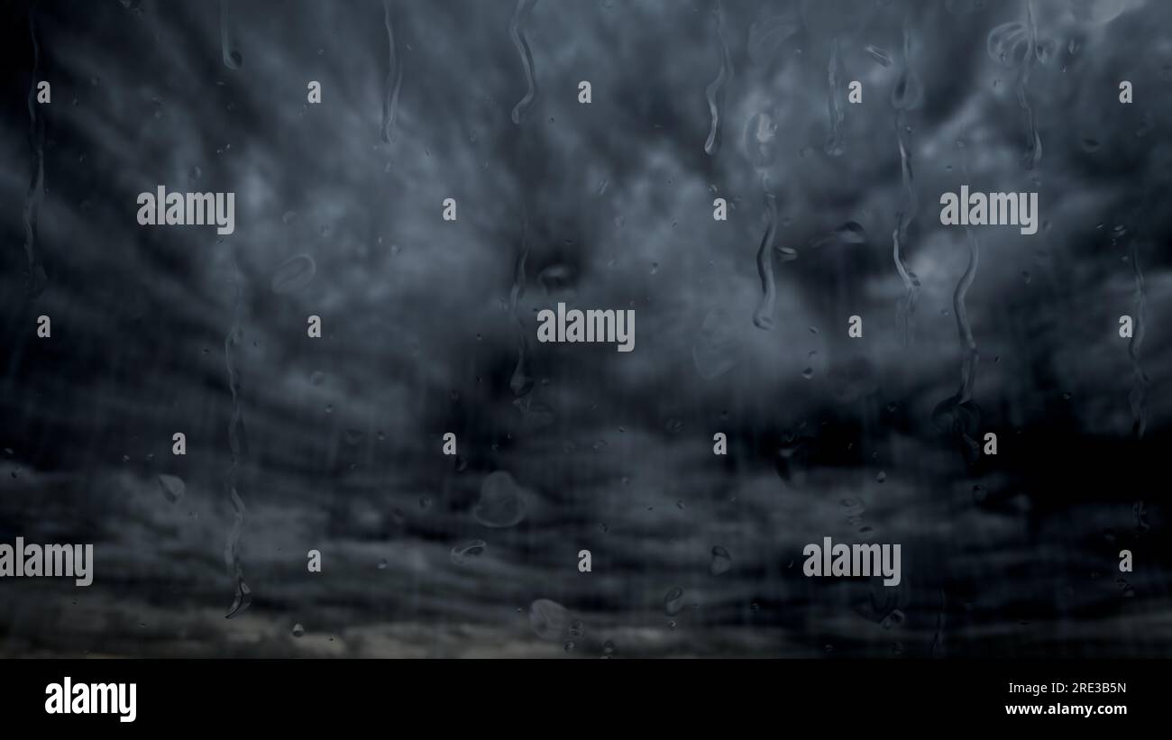 night heavy rain - dark cute backdrop - photo of nature Stock Photo - Alamy