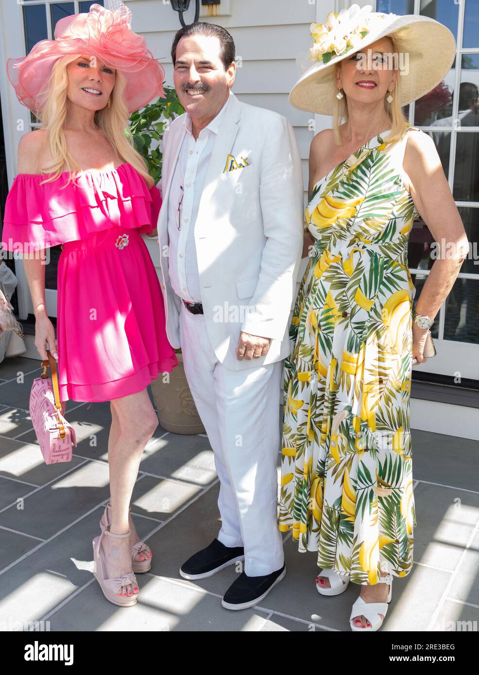 Bridgehampton, USA. 22nd July, 2023. Colleen Rein, Gary Rein and Ruth ...