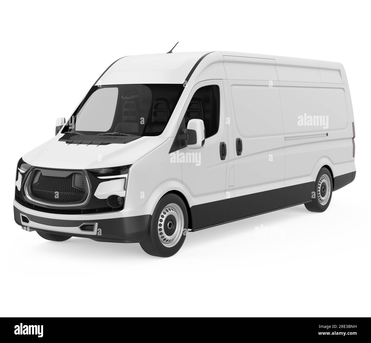 Delivery Van Isolated Stock Photo - Alamy