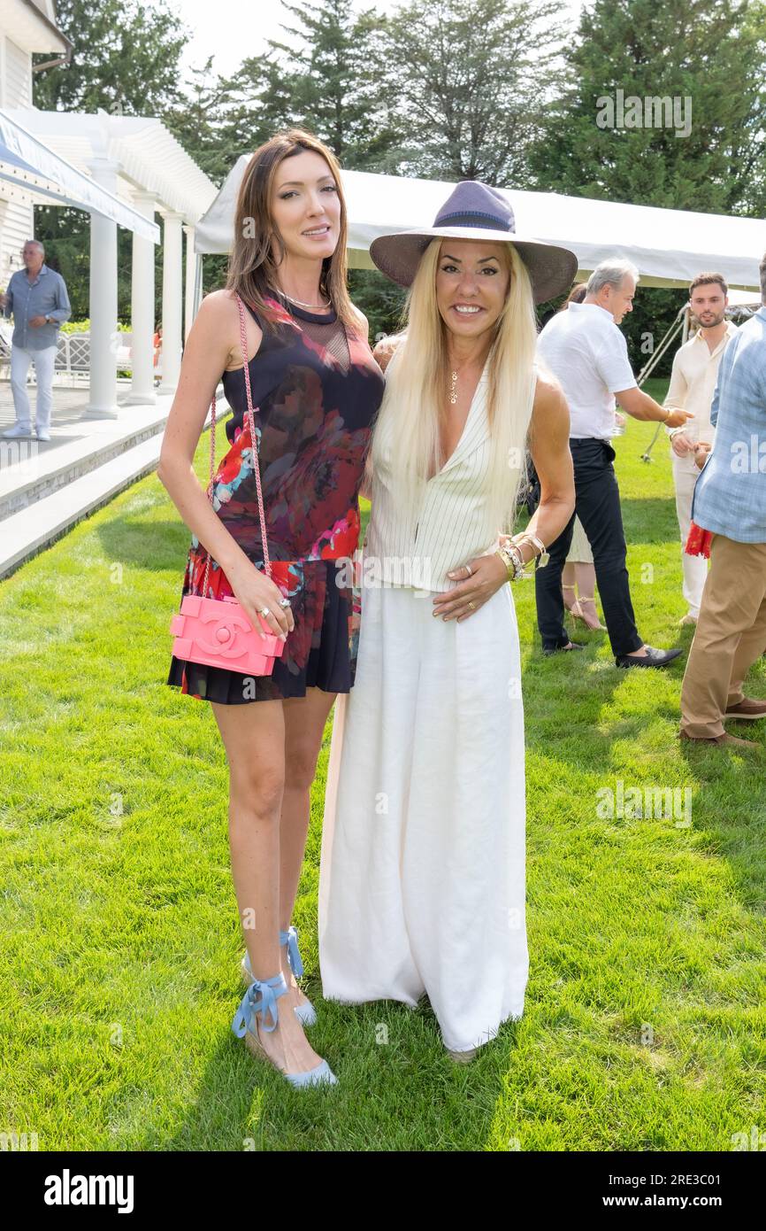 Bridgehampton, USA. 22nd July, 2023. Sara Shala and Luciana Pampalone ...