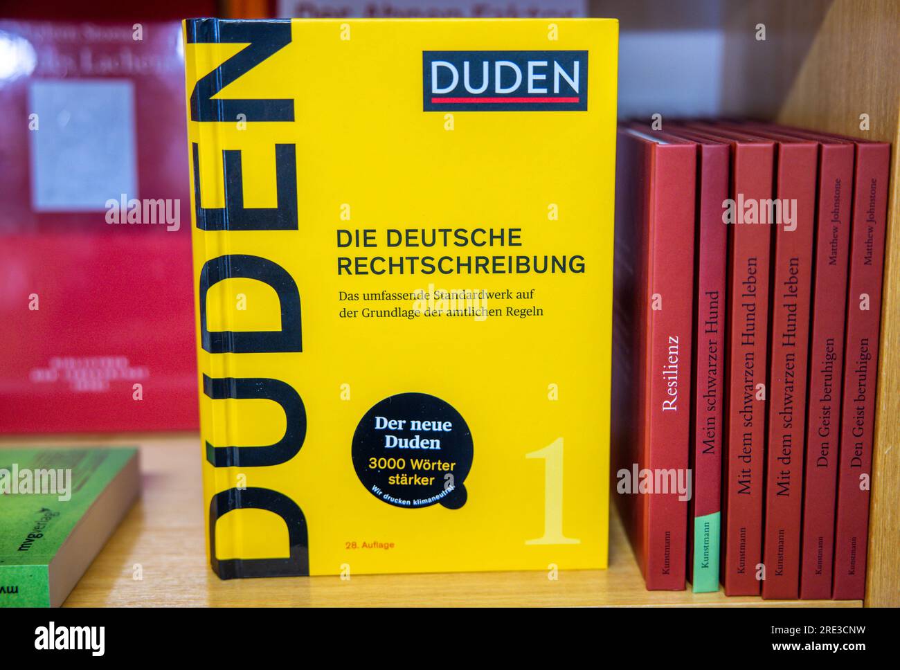 Schwerin, Germany. 19th July, 2023. The latest edition of the Duden ...