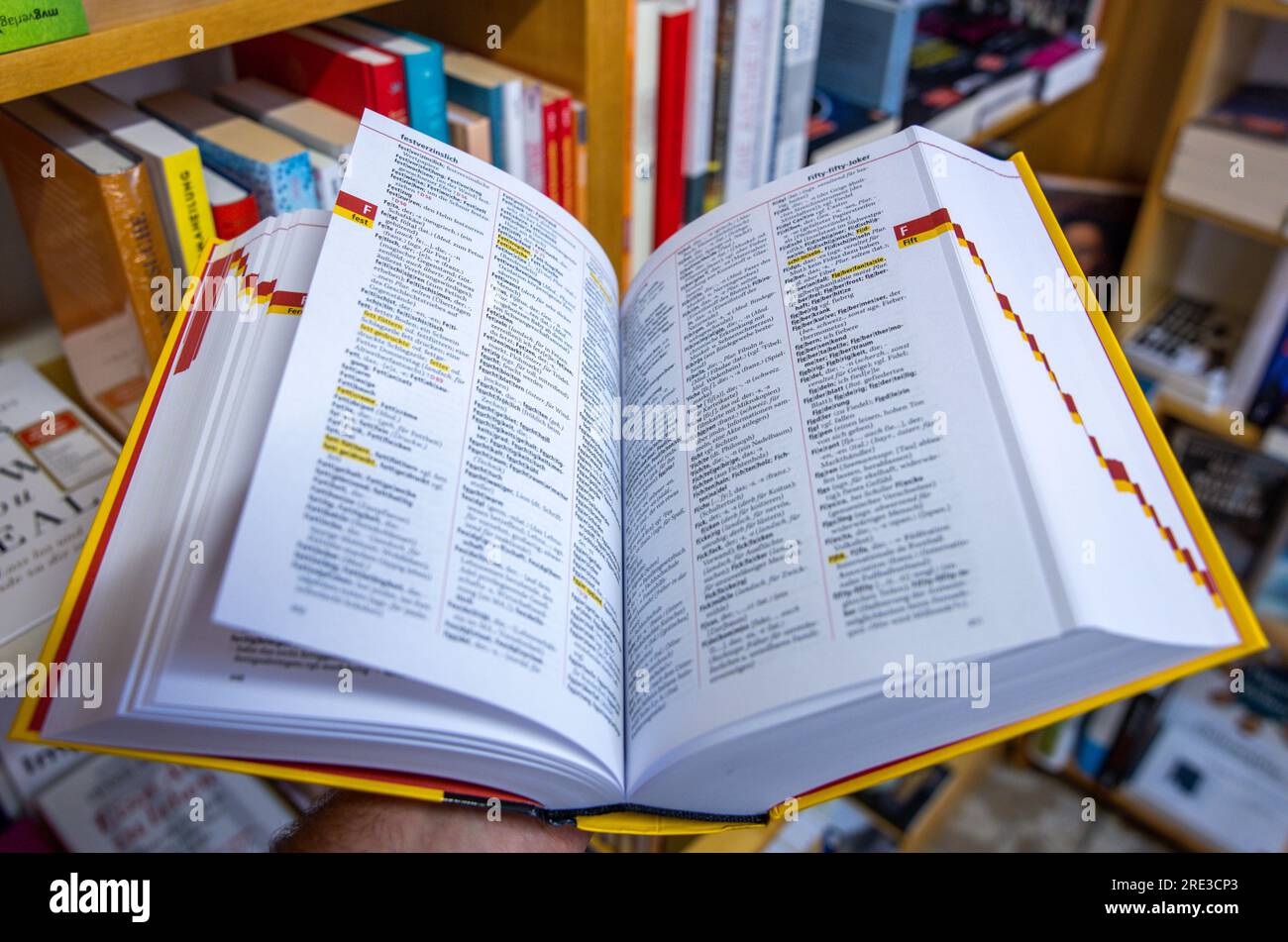 Schwerin, Germany. 19th July, 2023. The latest edition of the Duden ...