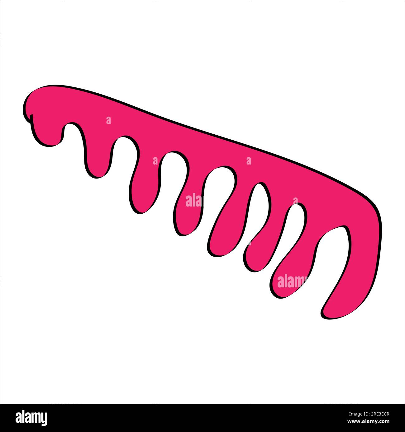 Cartoon comb sketch hi-res stock photography and images - Alamy