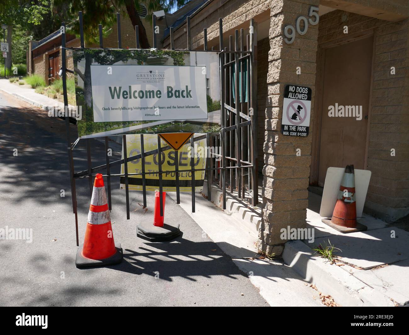 Beverly Hills, California, USA 28th August 2021 Greystone Mansion ...