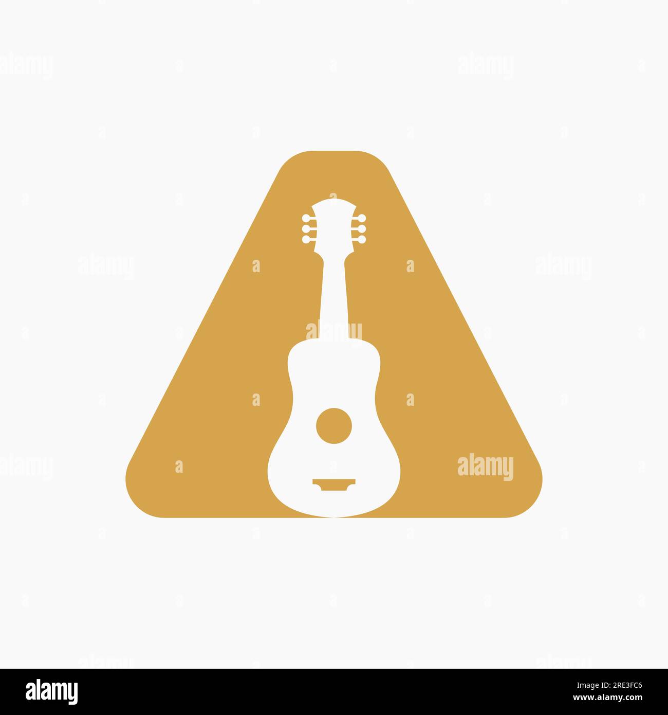 Letter A Guitar Logo. Guitarist Logo Concept With Guitar Icon. Festival ...