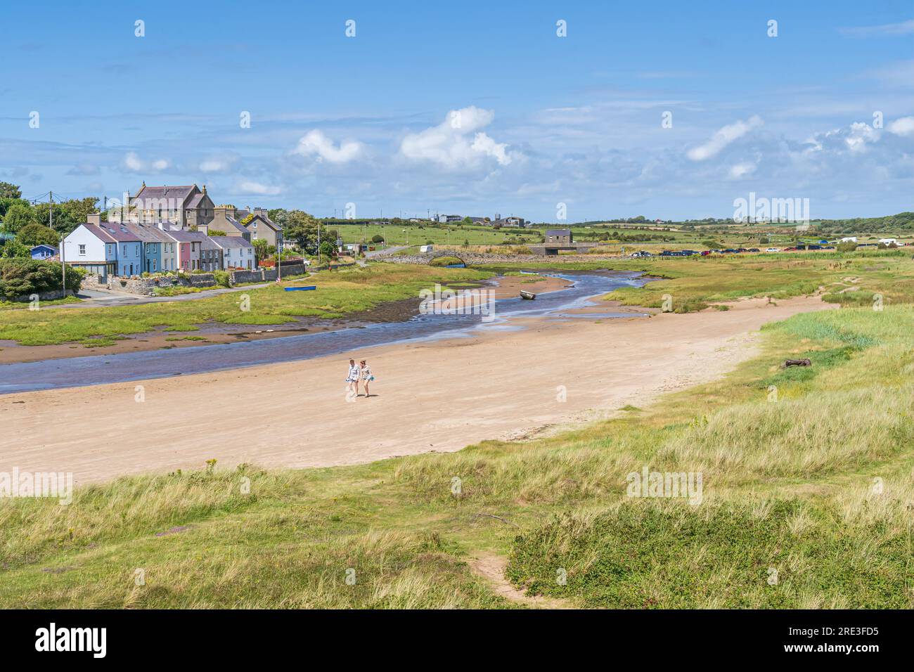Aberffraw on the island of Anglesey in North wales Stock Photo - Alamy