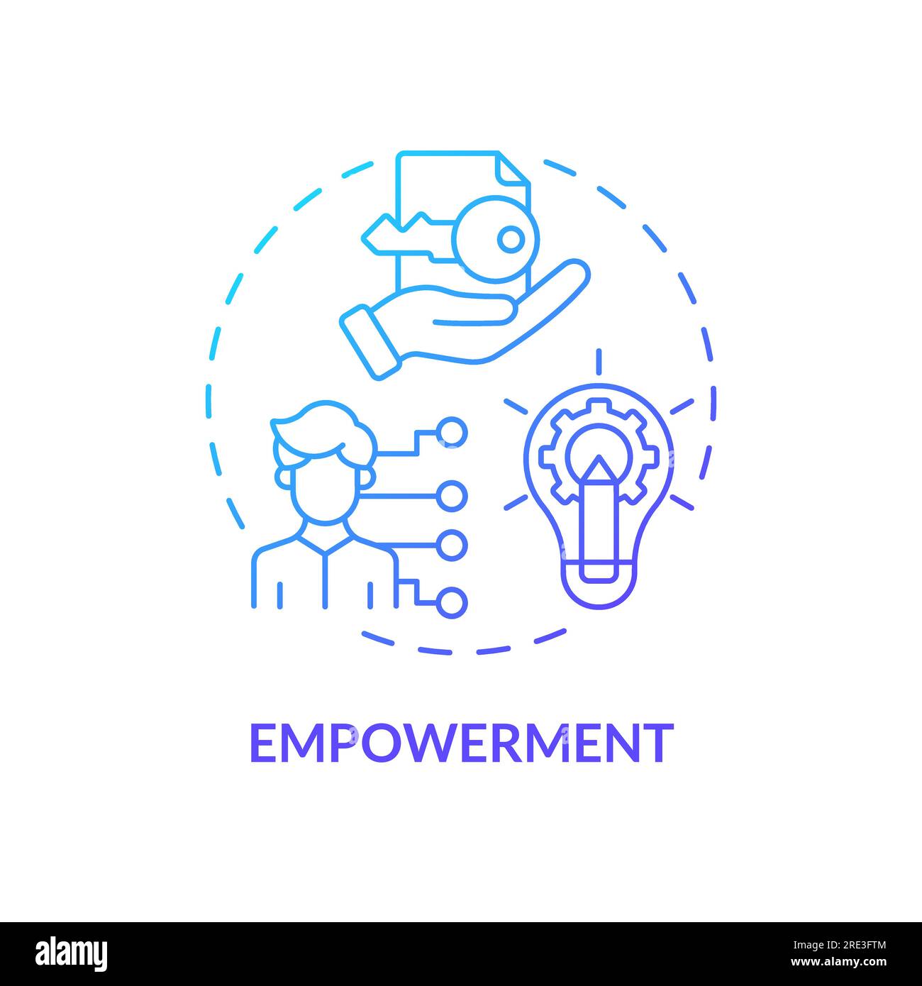 Digital empowerment Stock Vector Images - Alamy