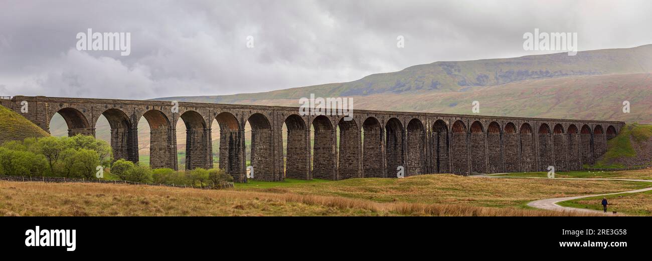 The Ribblehead viaduct in the ribble valley north Yorkshire, north east ...