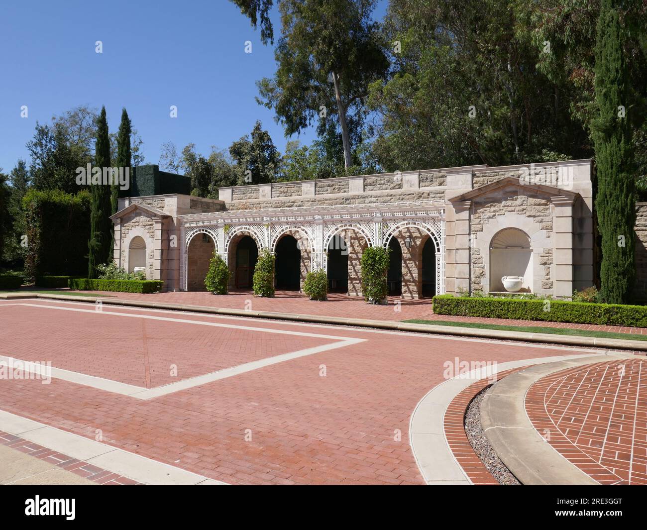 Beverly Hills, California, USA 28th August 2021 Former Swimming Pool at ...