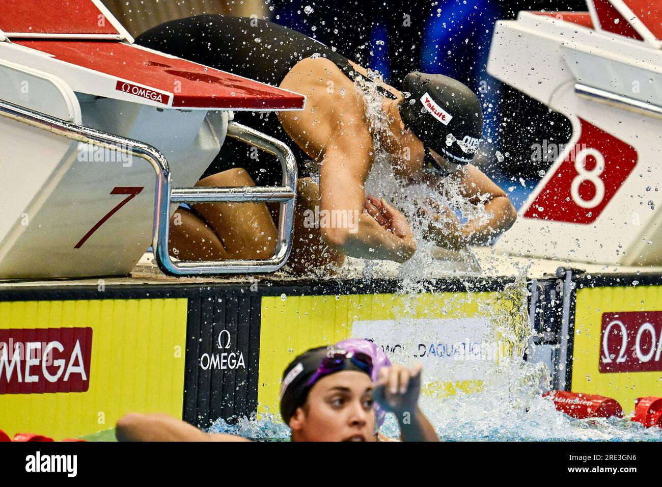 Fukuoka, Japan. 25th July, 2023. Barbora Seemanova of Czechia prepares ...
