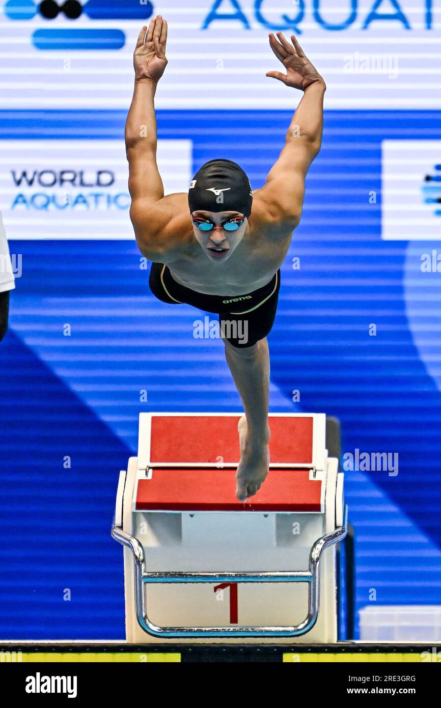 Fukuoka, Japan. 25th July, 2023. Salem Sabt of United Arab Emirates ...