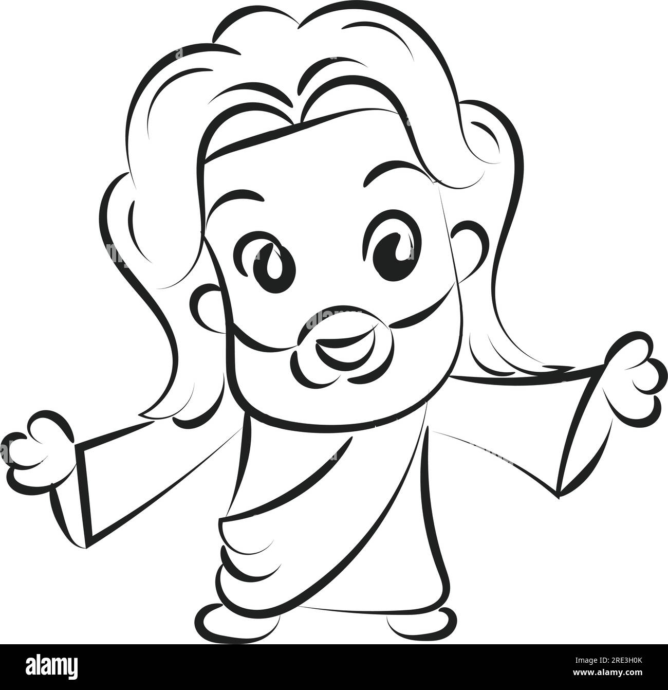 Jesus ascension heaven Black and White Stock Photos & Images - Alamy