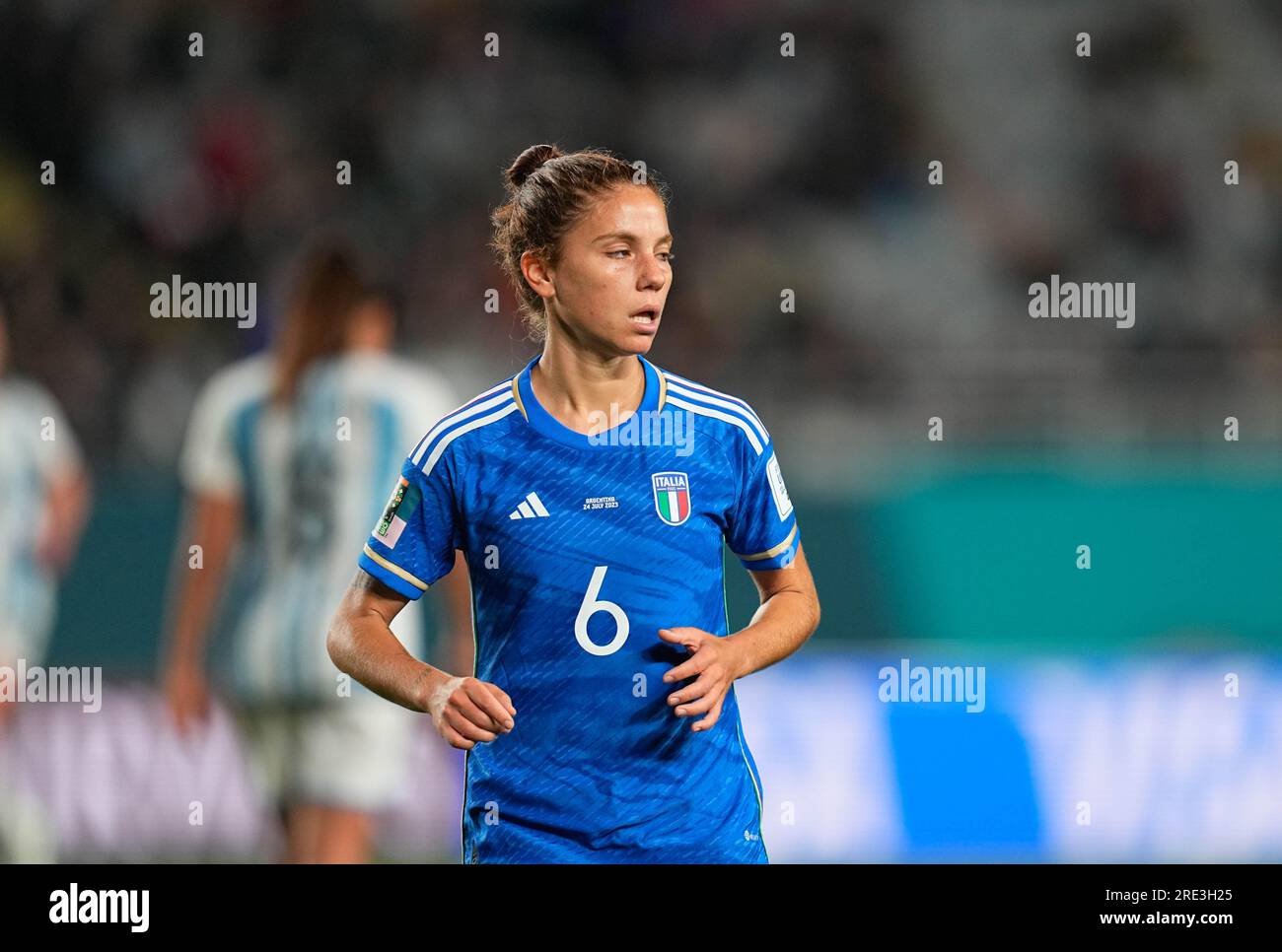 July 24 2023: Manuela Giugliano (Italy) looks on during a Group G ...